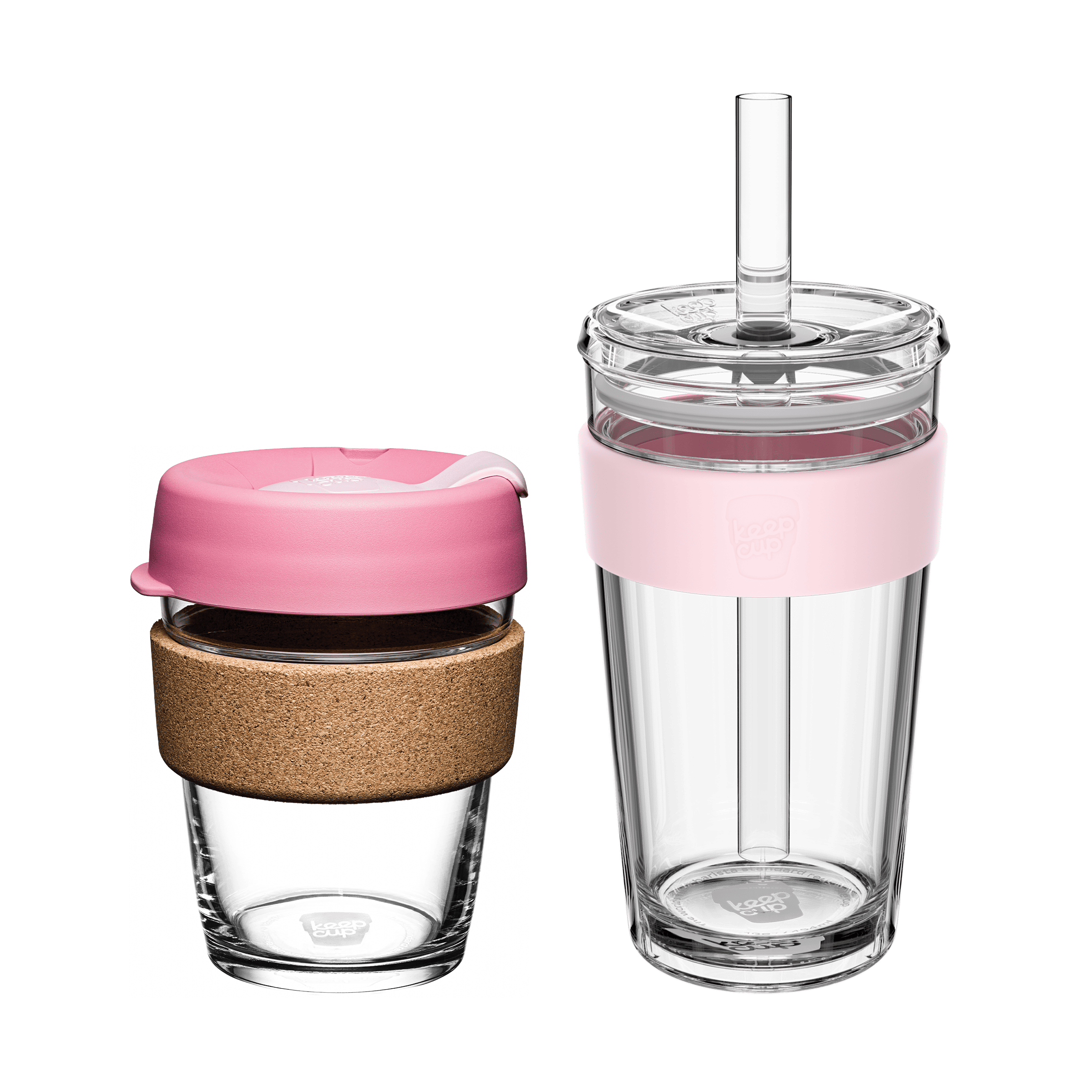 KeepCup Booked & Busy Pink Gift Set | Reusable Coffee Cups