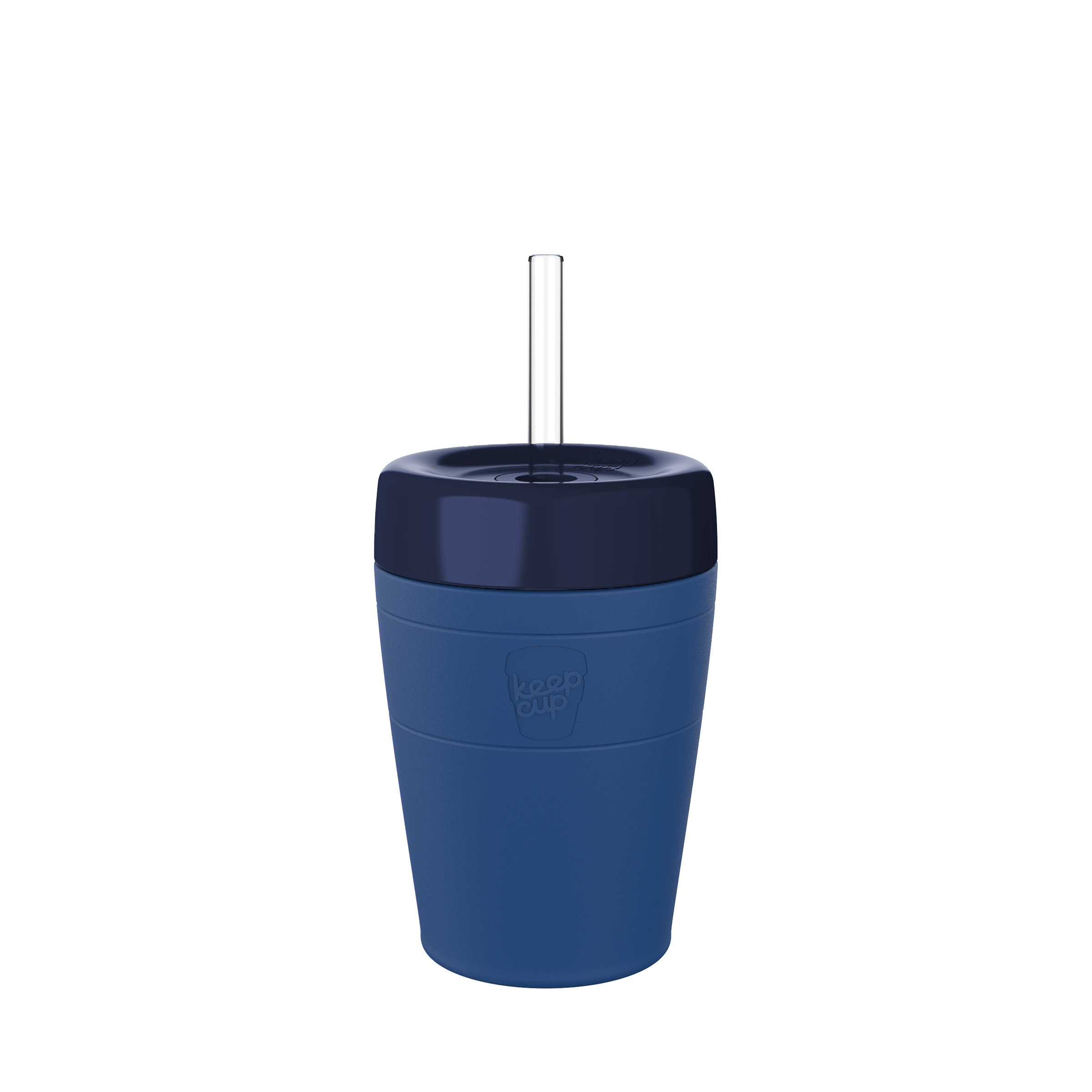 KeepCup Commuter Cold Cup 12oz Cobalt Ink | Large Insulated Straw Cup AU
