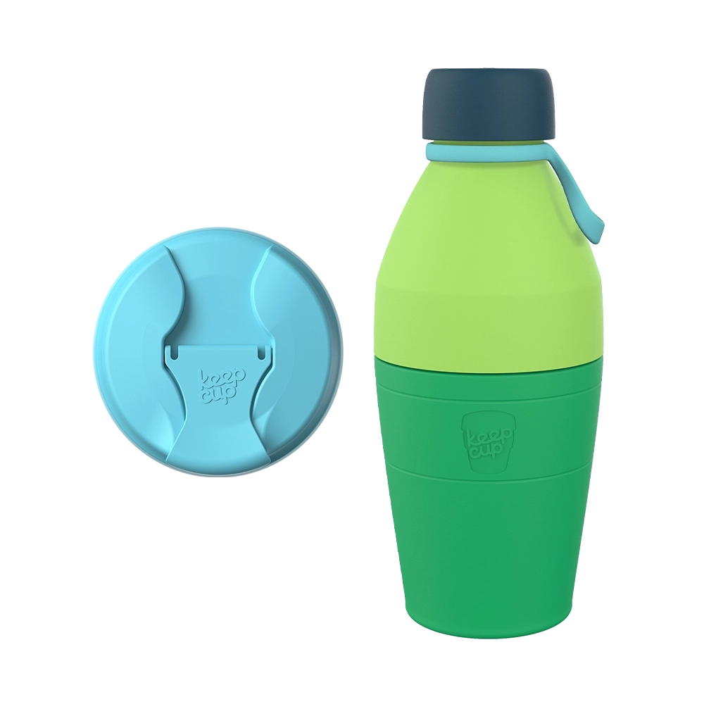 KeepCup Just Essentials Gift Set Emerald | Bottle & Travel Mug